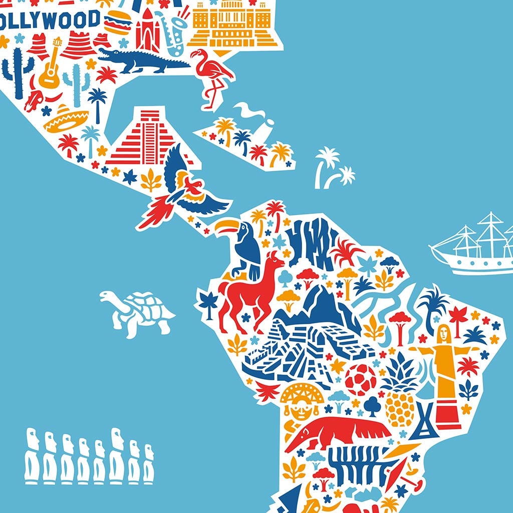 World Map Poster - Etsy