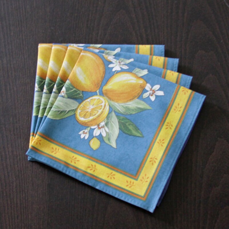 Lemon Napkins - Etsy