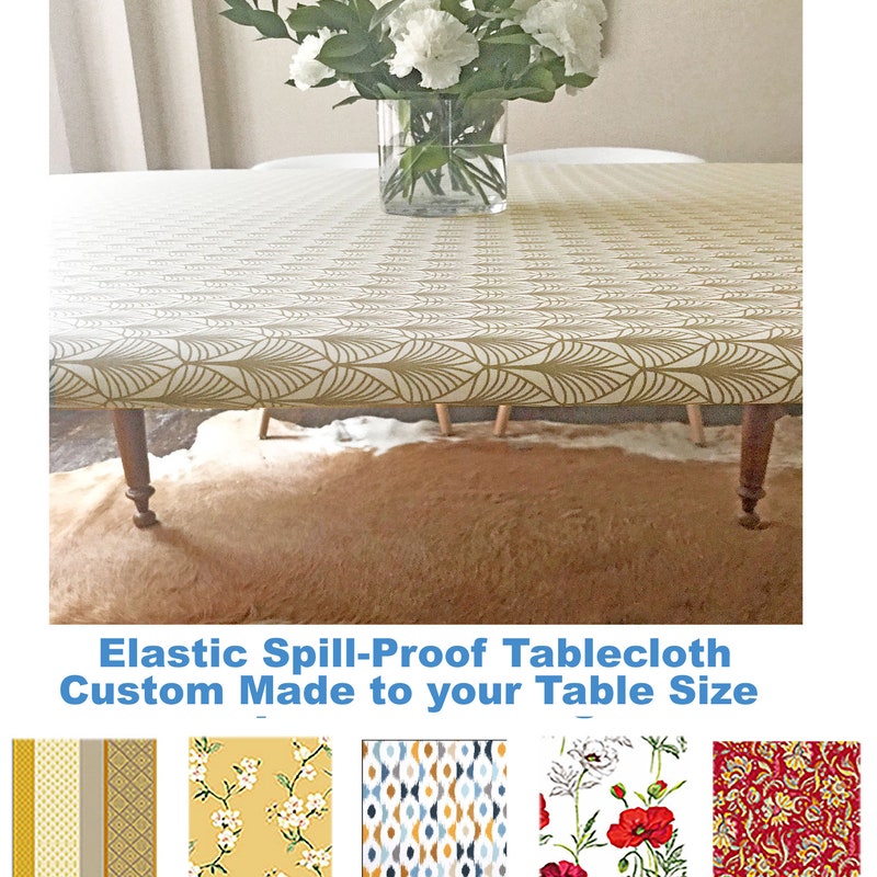 Elastic Tablecloth Round Table - Etsy