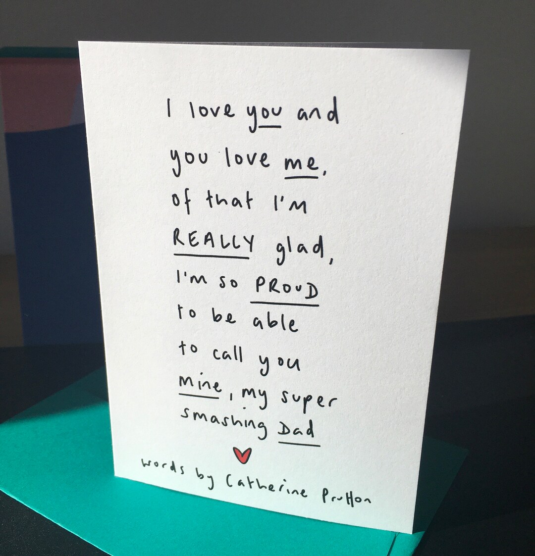 Father’s Day Poem Card - Etsy