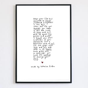 When Your Life Has Smashed to Pieces Poem by Catherine Prutton - Etsy
