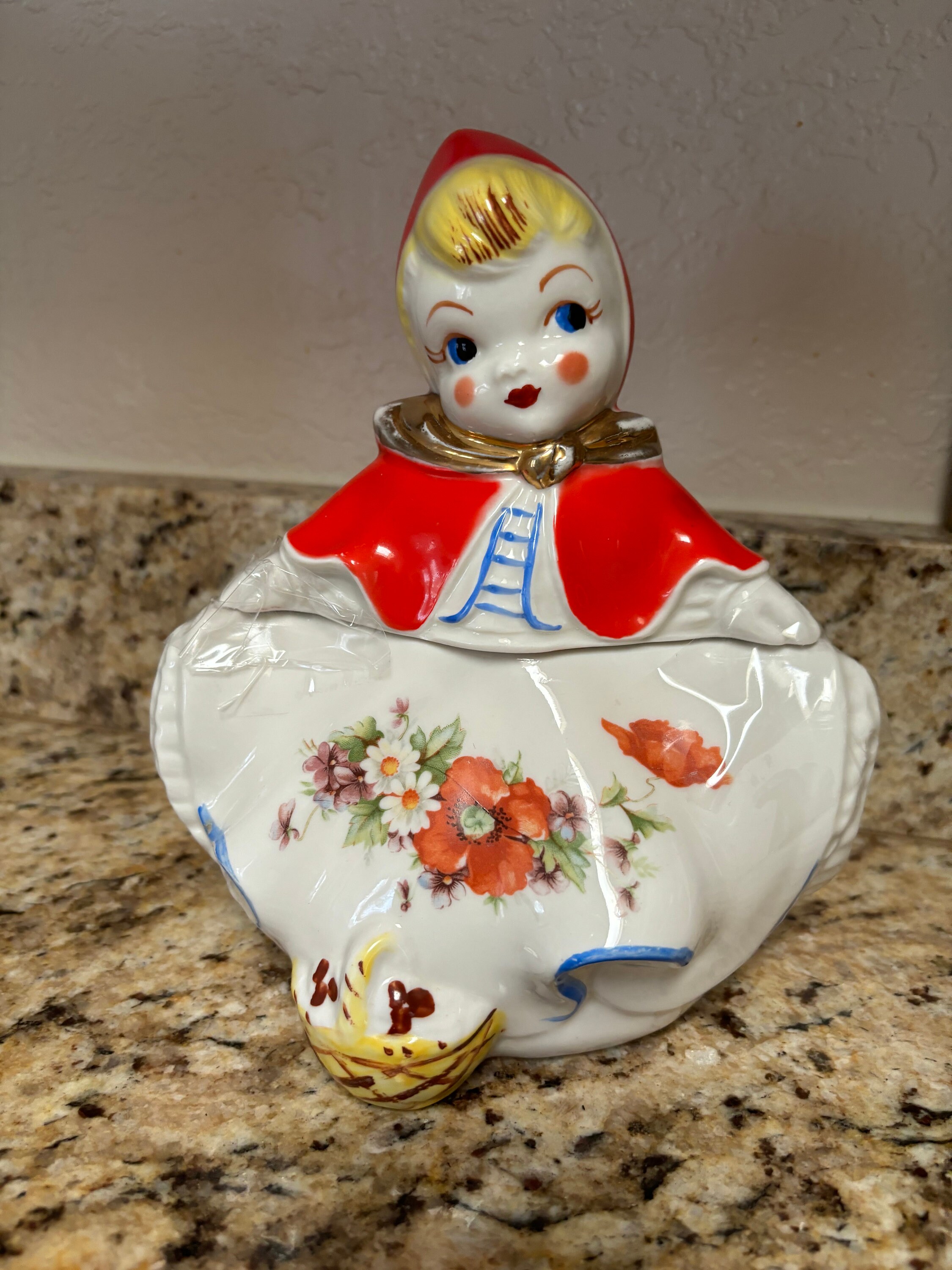 Vintage Hull Little Red Riding Hood Cracker/cookie Jar. Pottery - Etsy