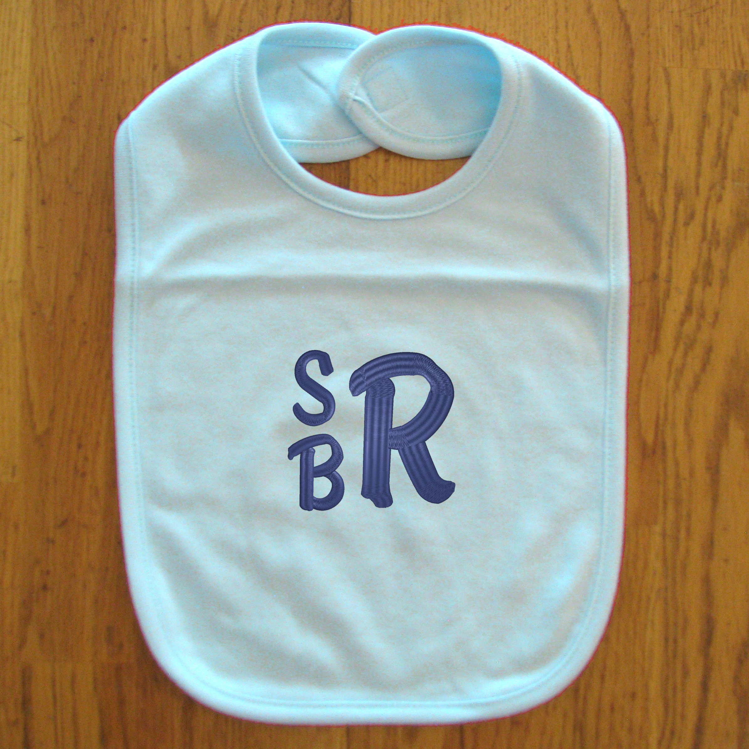 Monogrammed Baby Boy Bibs for Baby Shower Gifts Personalized | Etsy