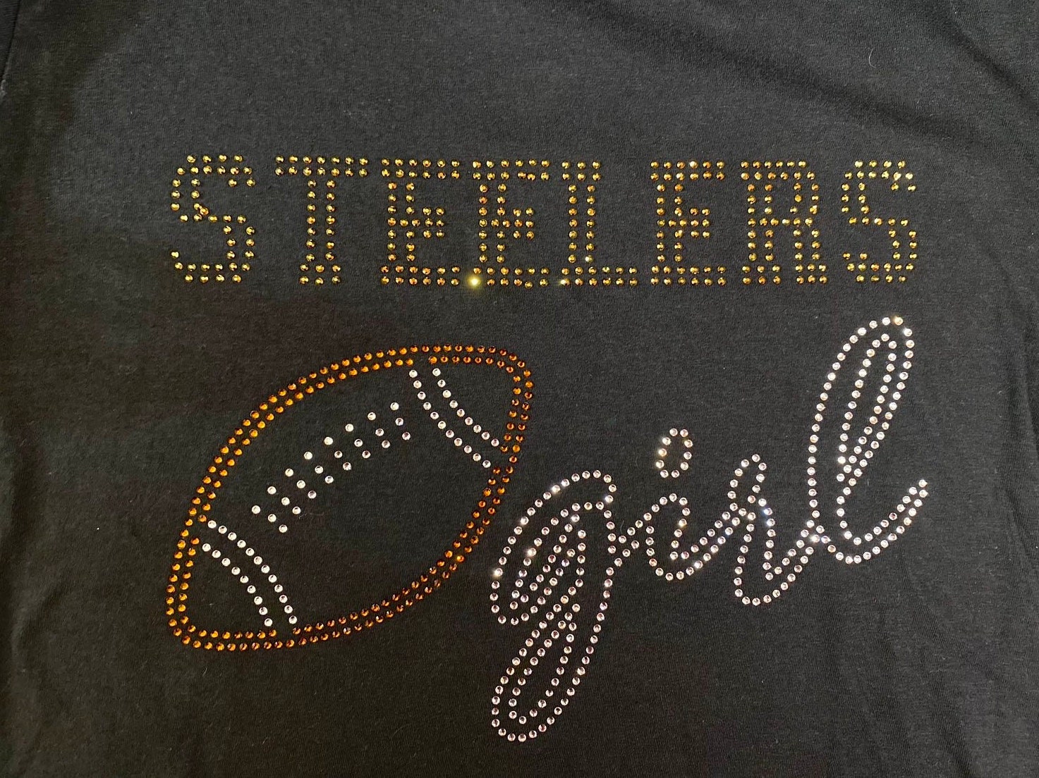 Pittsburgh STEELERS | Football | BLINGY Rhinestone Shirt | Women ...