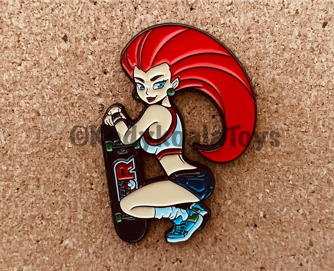 Team Rocket Skater Jessie Custom Made Pin Brooch Lapel Hard Enamel - Etsy