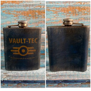 Custom Flask Fallout Vault Tec Lucy Nuka Cola Quantum 101 - Etsy
