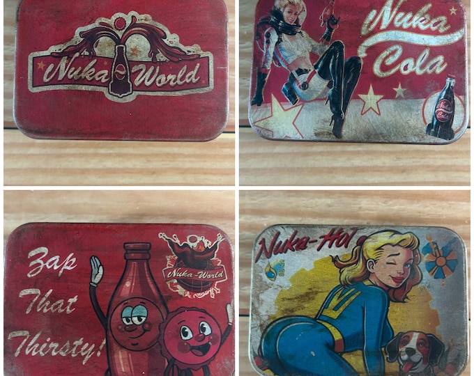 Custom Cap Stash Tin Fallout Nuka Cola Nuka Hot - Etsy