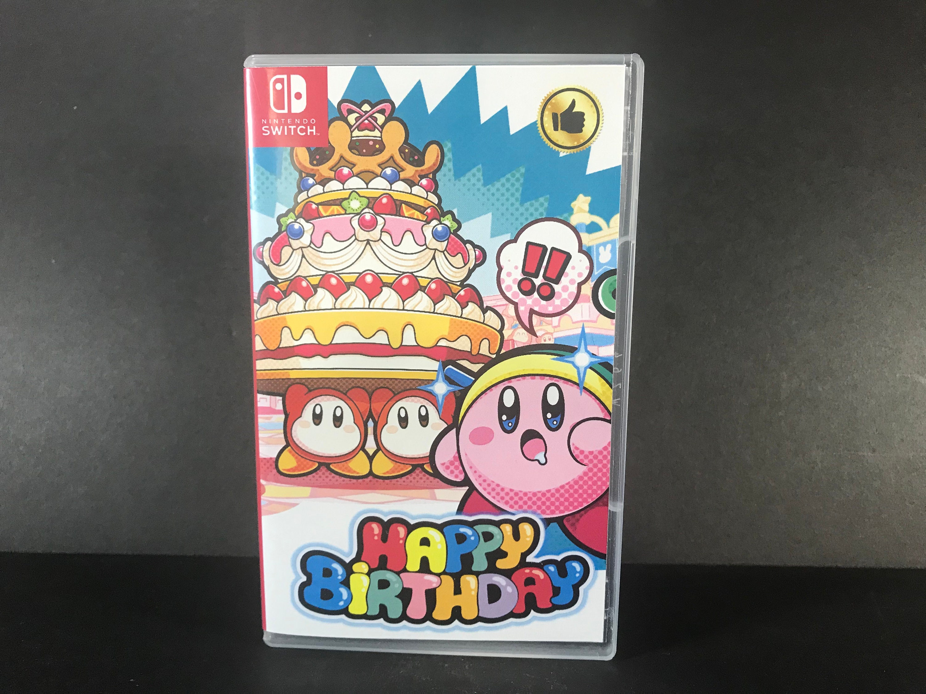 Custom Made Birthday Card Nintendo Switch Case Gift Card - Etsy Canada