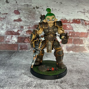 Buff Inkling Splatoon Custom Figure - Etsy