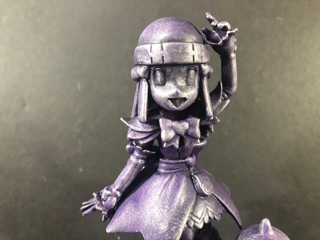 Magical Girl Dawn With Smeargle Custom Pokemon Trainer Amiibo Figure - Etsy