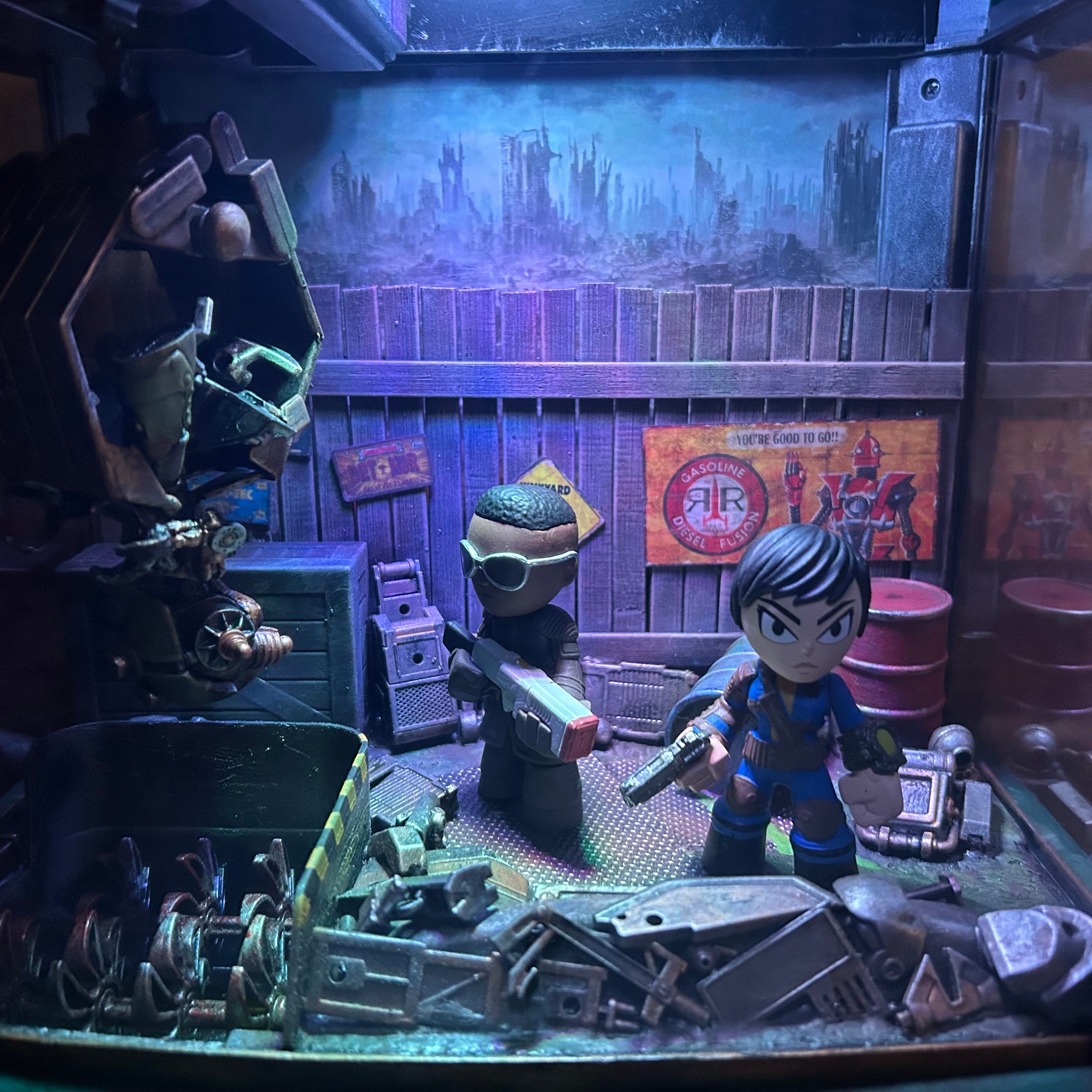 Fallout Junkyard Diorama in a Claw Machine - Etsy