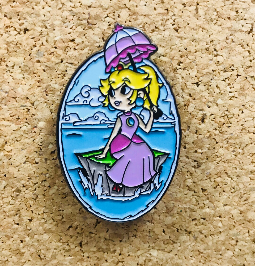 Wind Waker Style Princess Peach Custom Made Pin Brooch Lapel Soft ...