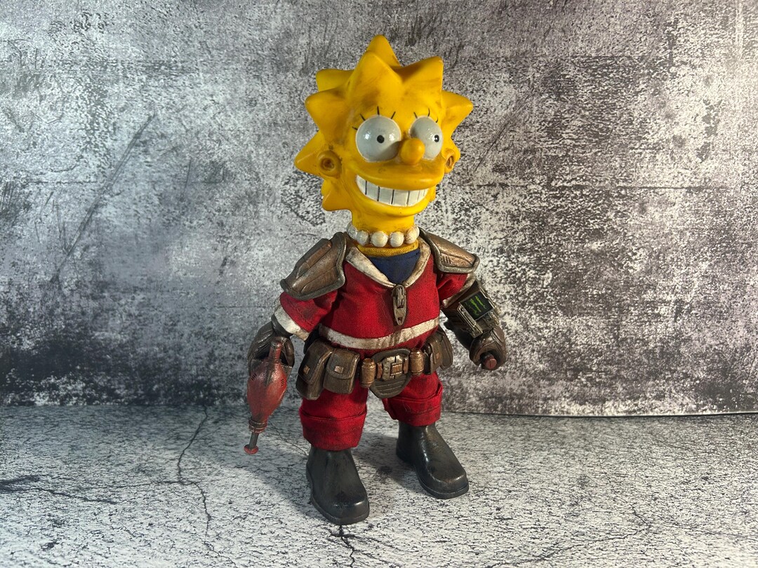 Fallout Style Lisa Simpson Plush Figure Nukaworld Nuka Cola Custom. - Etsy