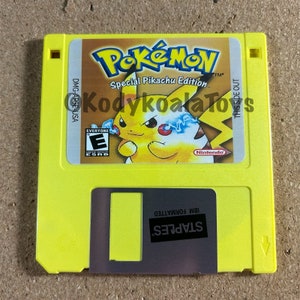 Retro Floppy Disks With Custom Pokemon Labels Prop - Etsy