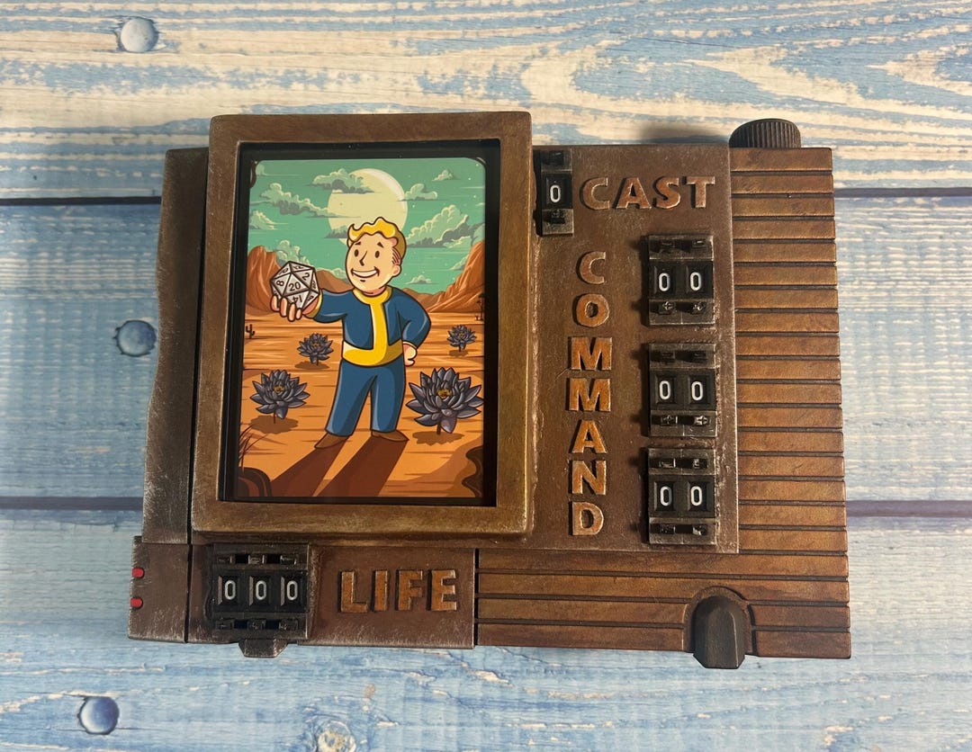 Fallout MTG EDH Commander Tray Custom Vintage - Etsy