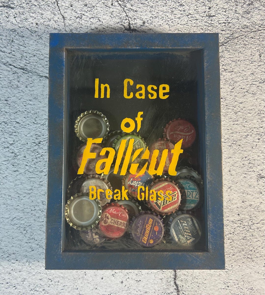 Fallout Emergency Cap Stash Wall Shadowbox - Etsy