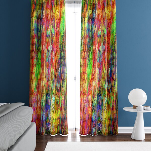 Colorful Curtains - Etsy
