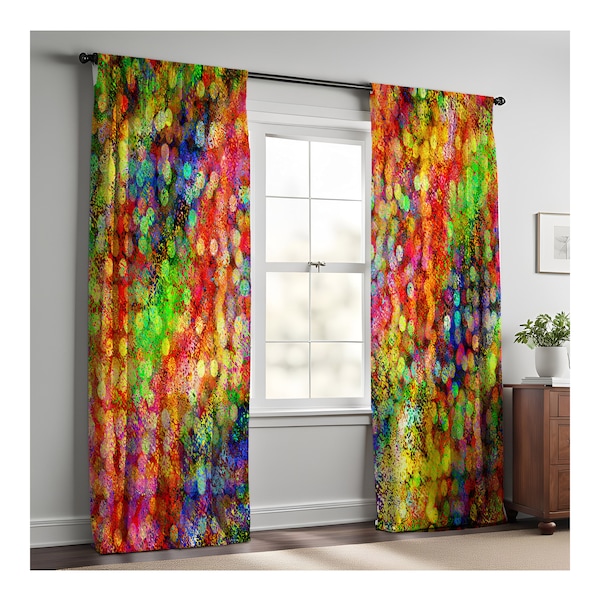 Colorful Curtains - Etsy