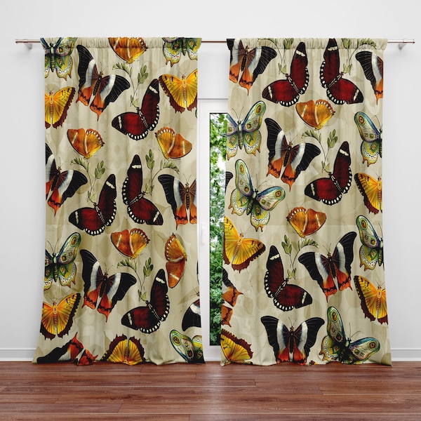 Butterfly Curtains - Etsy
