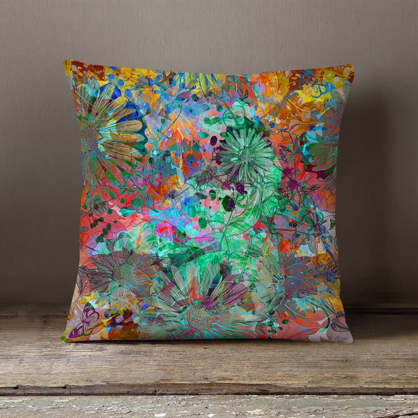 Multi Color Pillow - Etsy