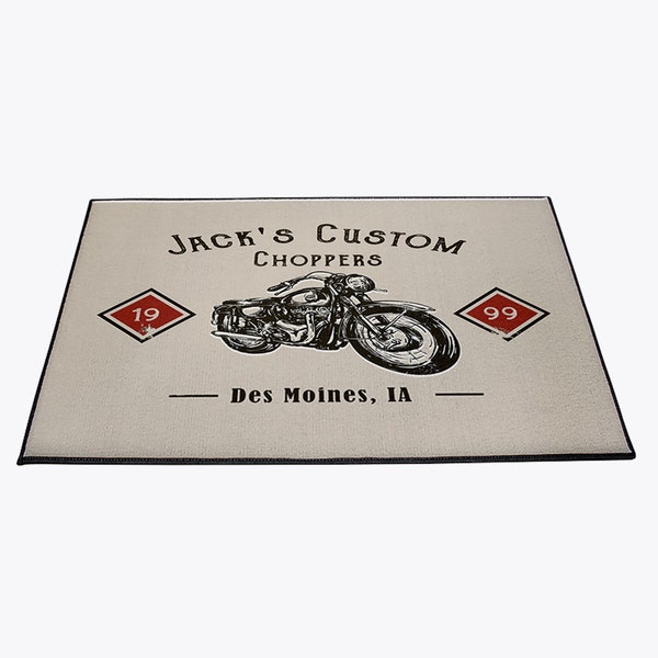 Motorcycle Rug - Etsy