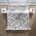 Black and White Chic Line Art Print Comforter or Duvet Cover | Twin ...