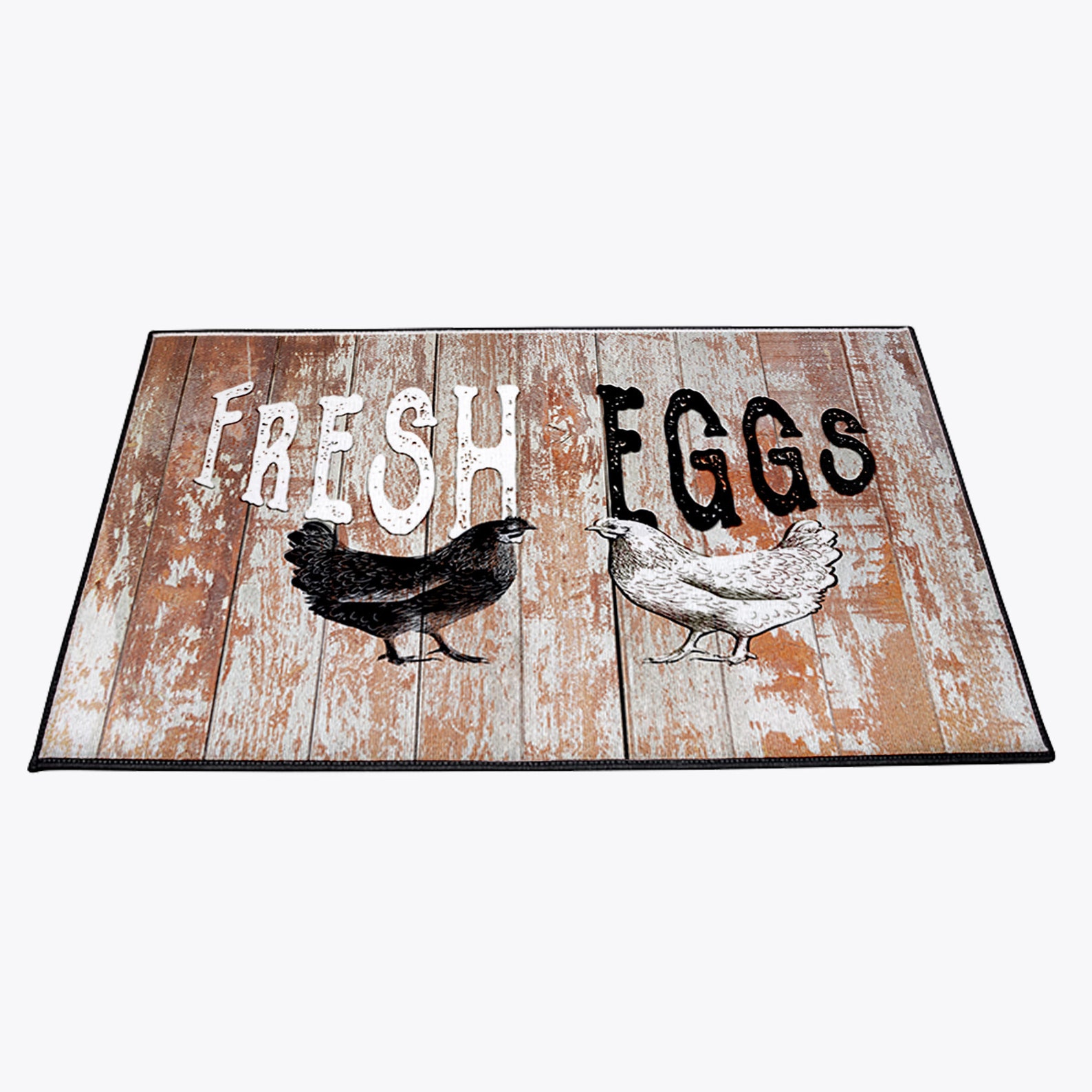 Rustic Wood Farmhouse Chicken Door Mat - Etsy