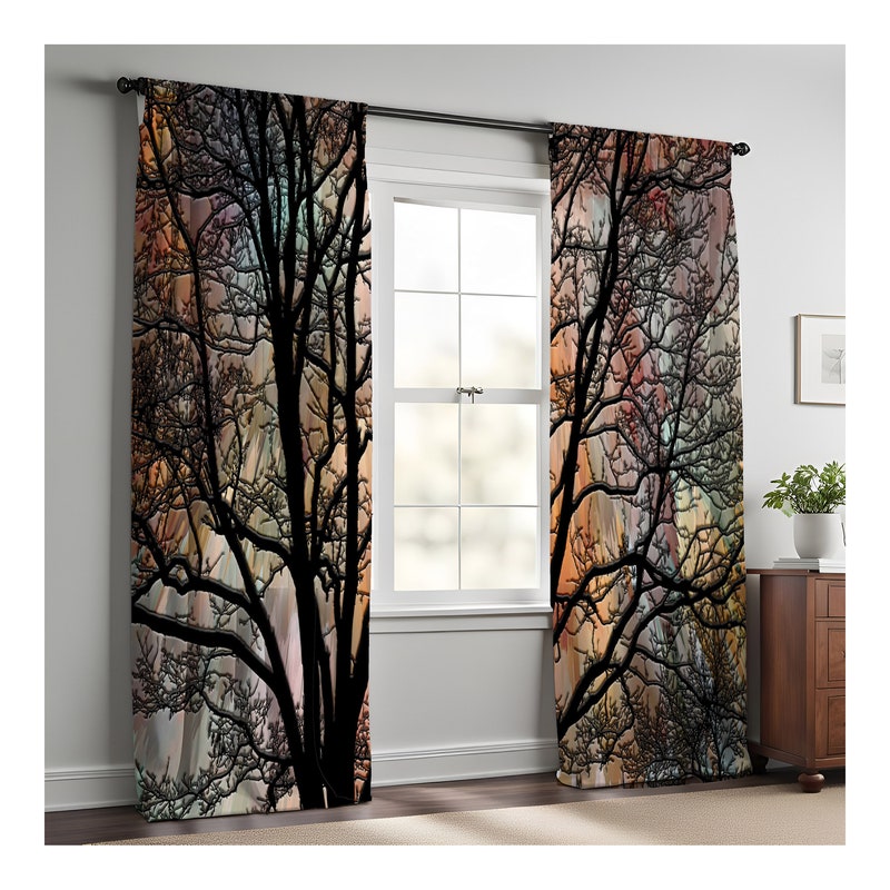 Tree Curtains - Etsy