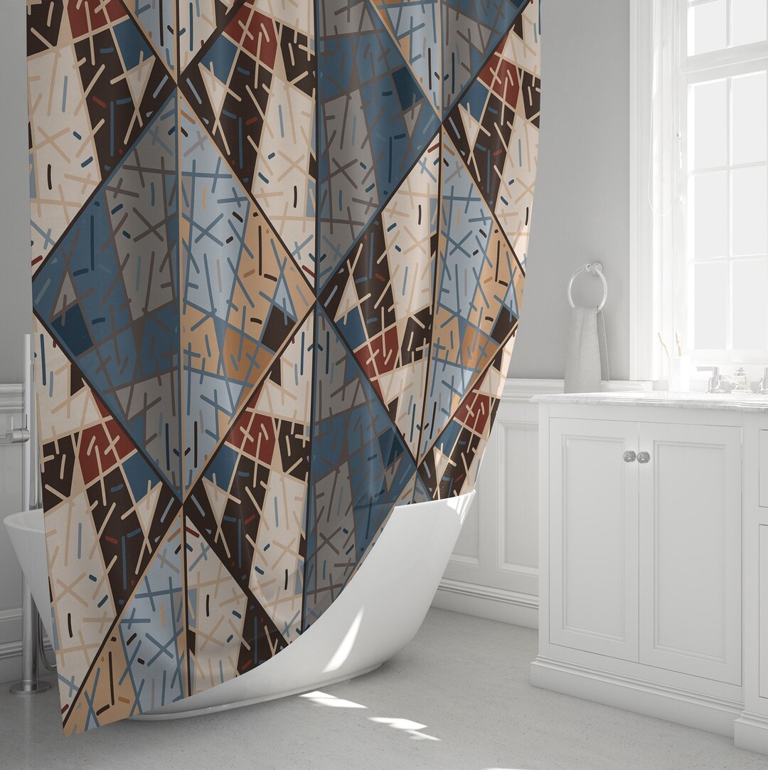 Rustic Cabin Cottage Shower Curtain | Bathmat and Set Options - Etsy