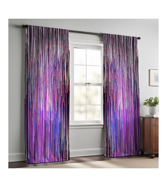 Light Purple Window Curtains
