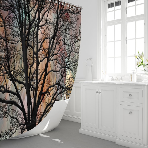 Tree Shower Curtain - Etsy