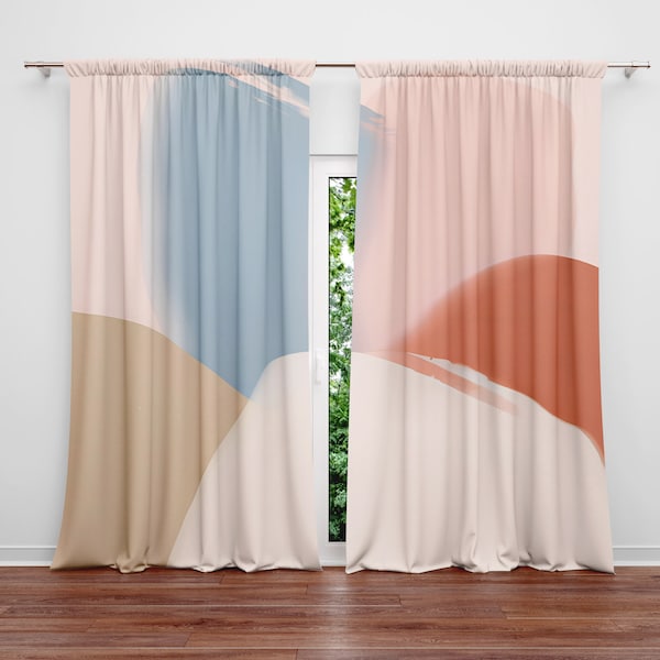 Multi Color Curtains - Etsy