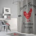 Personalized Rustic Meat Cut Farm Shower Curtain With Optional Bathmat ...
