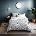 Black and White Chic Line Art Print Comforter or Duvet Cover | Twin ...