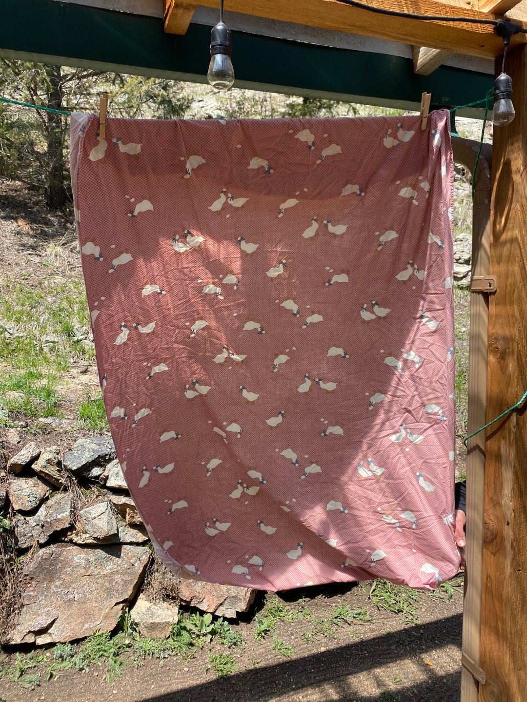 1980s Goose Crib Fitted Sheet - Etsy