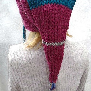 KNITTING PATTERN Hat Colorful Fairy Pixie Hood Elf Elven - Etsy