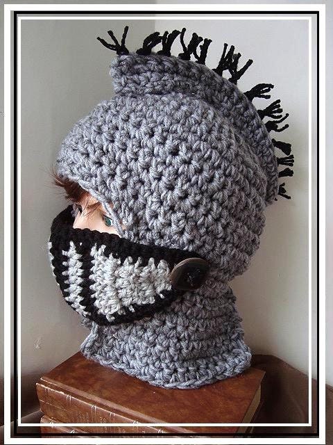 Knight Helmet Hat, CROCHET PATTERN , Medieval, Viking, King Arthur ...