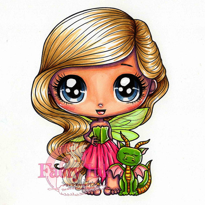 Darlings & Dragons Fae Chibis 4 Digis BUNDLE UNCOLORED Digital - Etsy UK