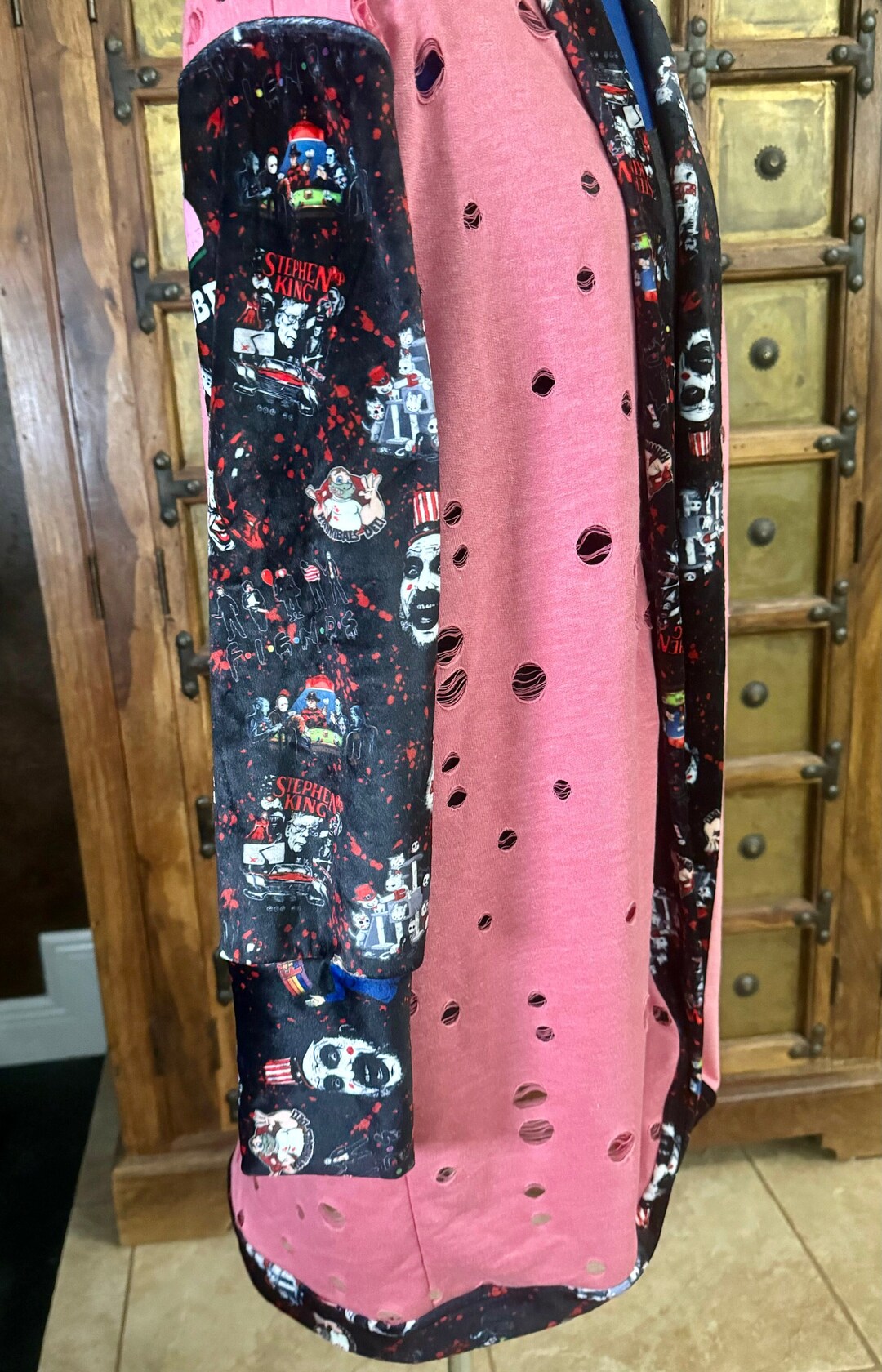 Handcrafted Cocoon HORROR Themed Cardigan Size L/XL - Etsy