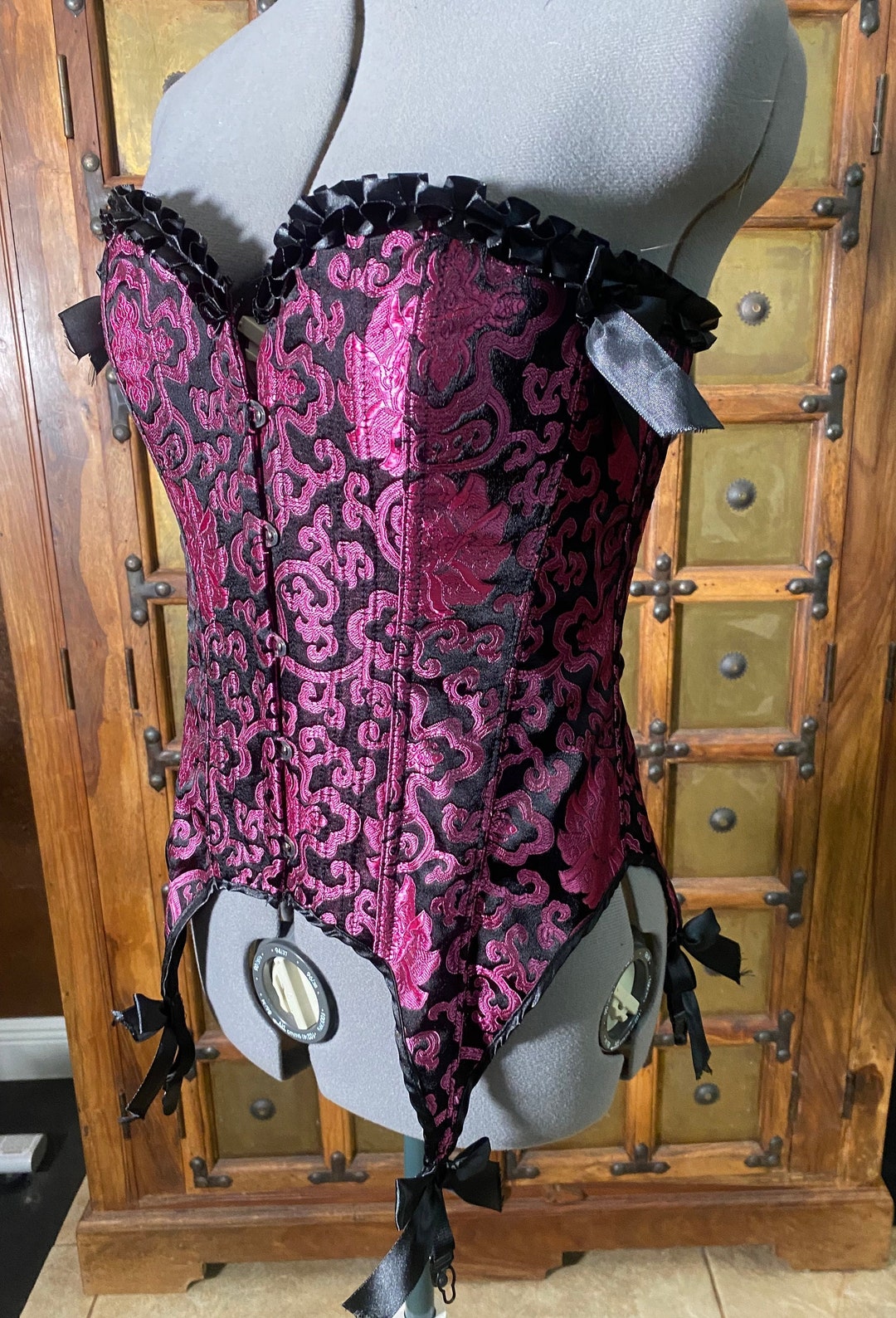 2 Burlesque Style Corsets for Waist 28 to 32 Inch - Etsy