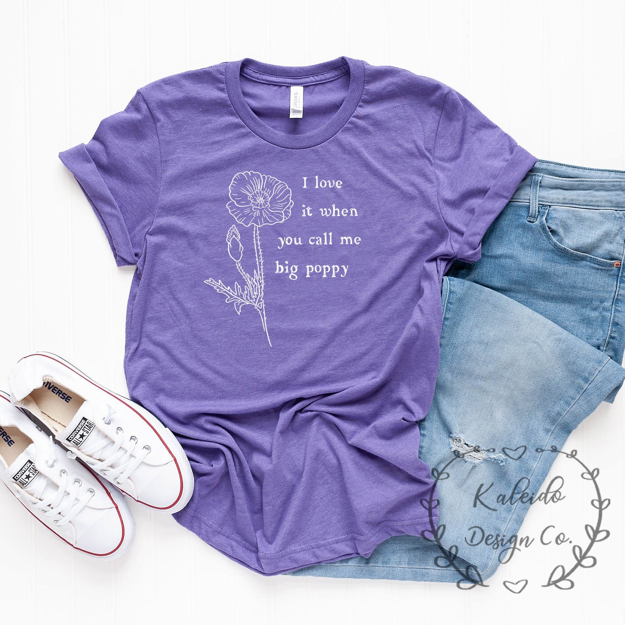 Poppy Pun Shirt California Floral Soft Unisex Shirt Cali | Etsy