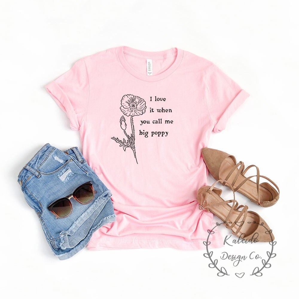 Poppy Pun Shirt California Floral Soft Unisex Shirt Cali | Etsy