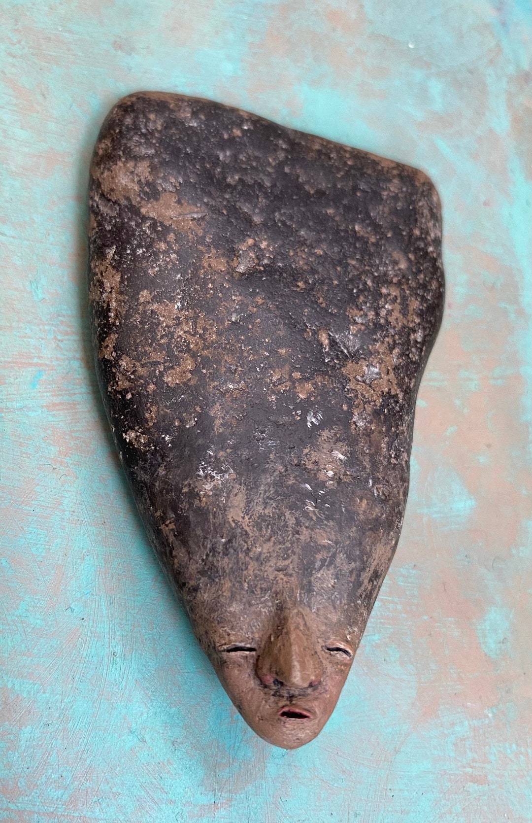 Ziggy, the Pebble Man Sculptural Wall Decor - Etsy