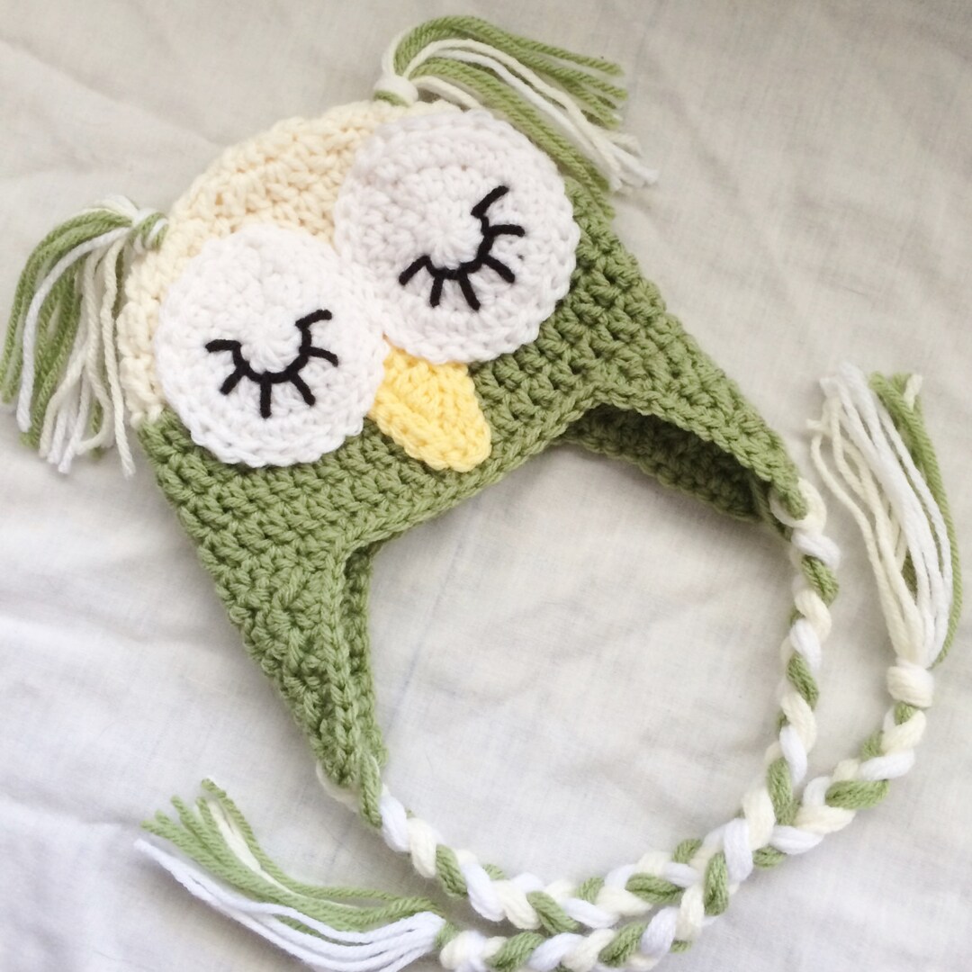 Baby Sleepy Owl Laplander Hat - 0 to 3 Months, 3 to 6 Months, 6 to 12 ...