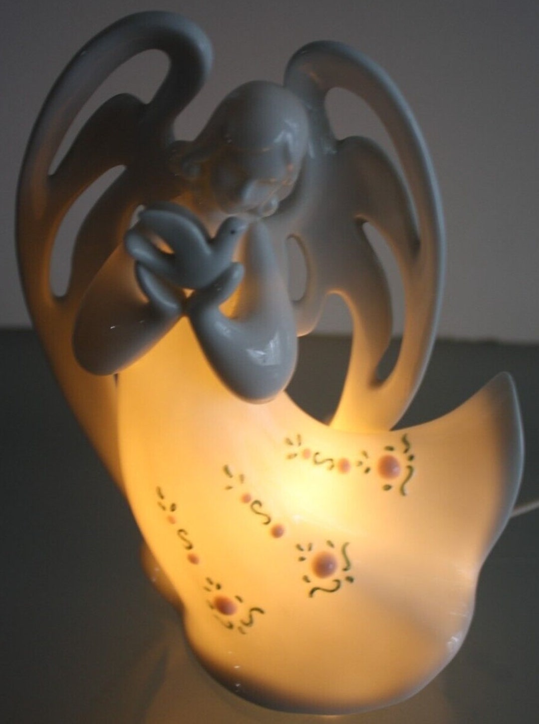 Appletree Design Porcelain Heaven & Earth Peaceful Angel Nightlight 7 ...