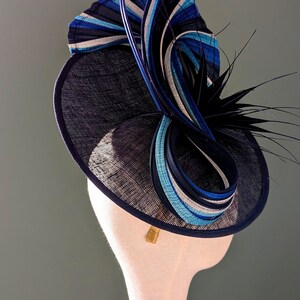 Statement Hats - Ascot Hats - British Made Hats Wedding Hats - Blue ...