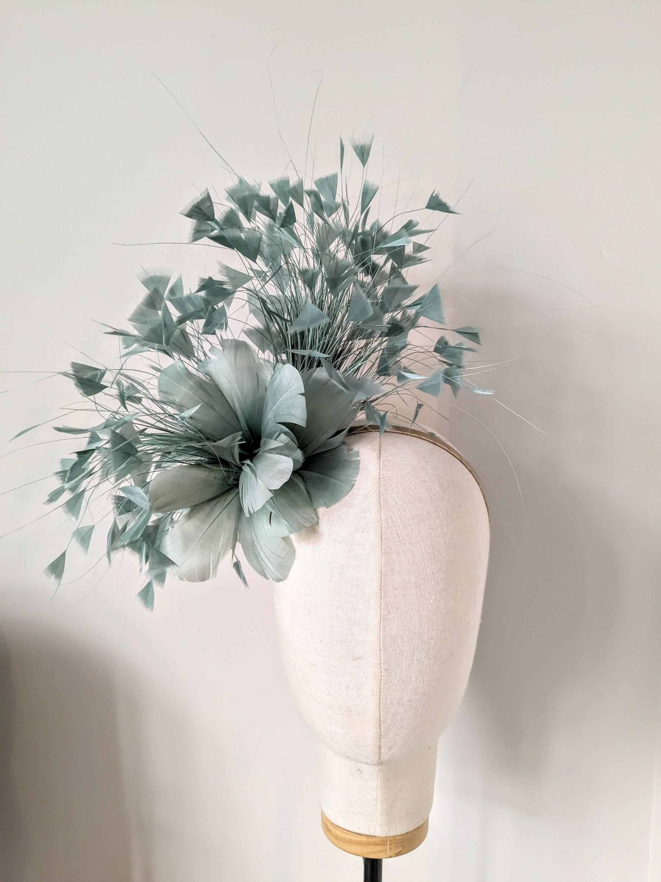 Custom Made Fascinator: Choose Your Colours - Wedding Headpiece - Etsy UK