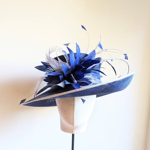 Blue Wedding Hat - Etsy UK