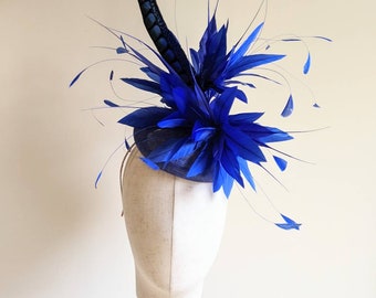 Blue Wedding Hat - Etsy UK