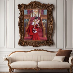 Art Print on Canvas, Gone With the Wind, Rhett Butler, Scarlet O'hara ...
